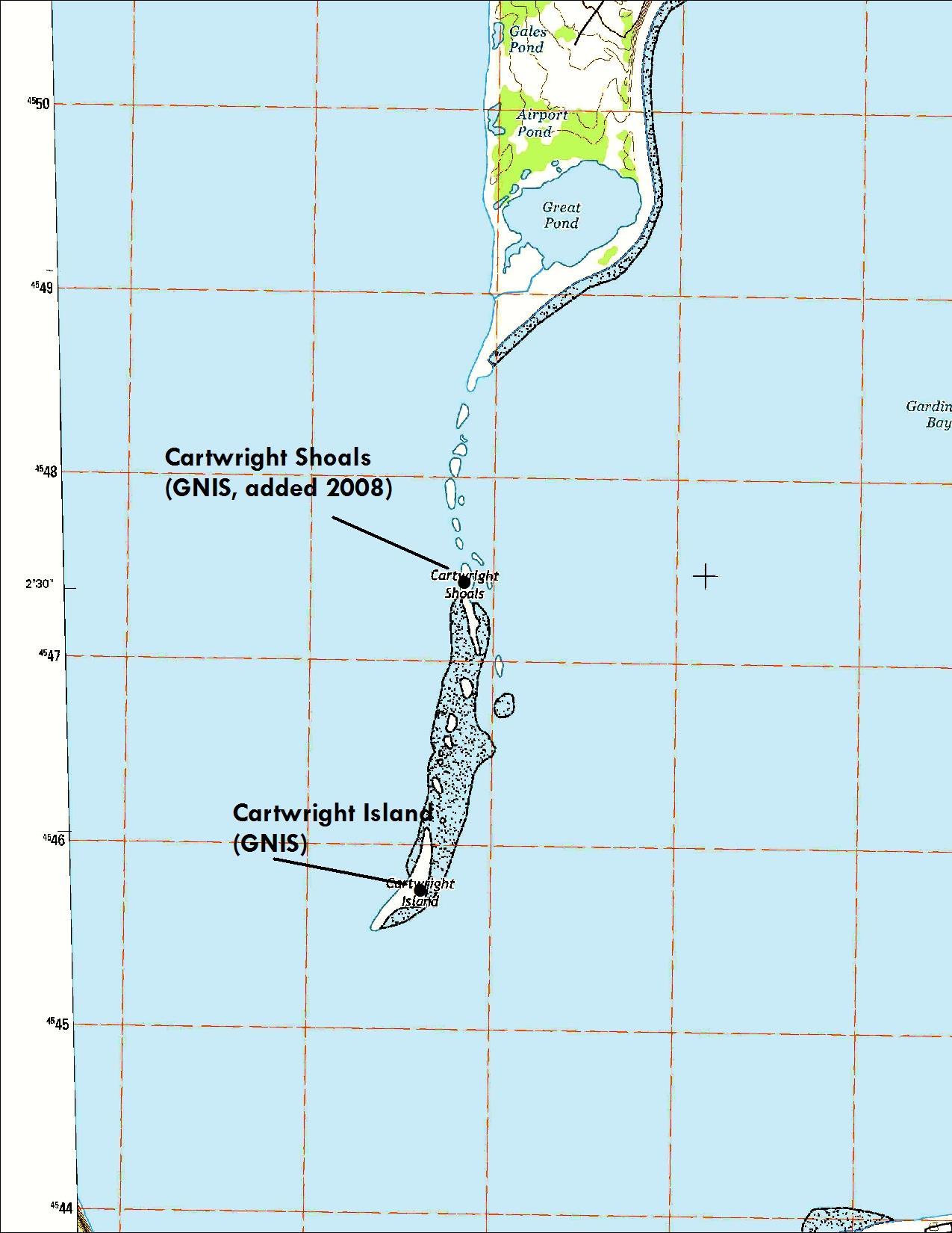 Gallery – Maps / Charts – Cartwright Island Public Access